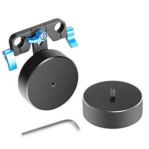 Neewer Aluminum Alloy 4.6lbs/2.1kg Removable Counter Weight for Balancing Shoulder Mount Rig Stabilizer Fits 15mm Rods(Blue+Black)