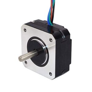 stepperonline short body nema 17 bipolar stepper motor 1a 22.6oz.in/16ncm diy cnc extruder