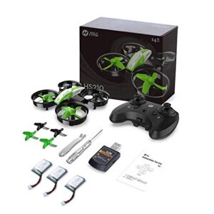 Holy Stone Kid Toys Mini RC Drone for Beginners Adults, Indoor Outdoor Quadcopter Plane for Boys Girls with Auto Hover, 3D Flip, 3 Batteries, Headless Mode, Xmas Toddler Gift, Green