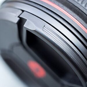 77mm Lens Cap Center-Pinch, Extra Strong Springs, Made from 100% Recycled Plastic