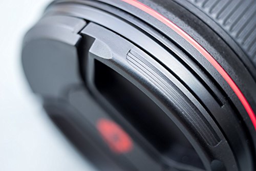 77mm Lens Cap Center-Pinch, Extra Strong Springs, Made from 100% Recycled Plastic