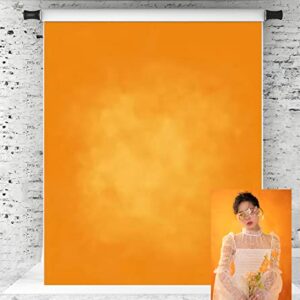 Kate 5x7ft Orange Abstract Backdrops Microfiber Orange Portrait Background for Photoshoot, for Photography, for Birthday