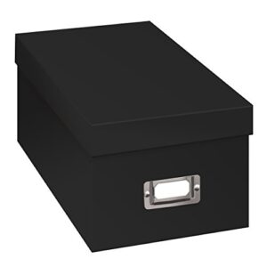 pioneer photo albums bcd-1/blk bcd-1blk cd/dvd storage box, black