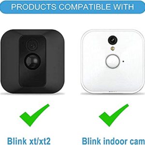 Blink XT / XT2 Camera Mount, 360 Degree Adjustable Indoor/Outdoor Wall Mount Bracket for Blink Home Security System Black 3 Pack