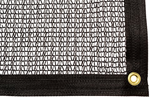 Be Cool Solutions 40% Black Outdoor Sun Shade Canopy: UV Protection Shade Cloth| Lightweight, Easy Setup Mesh Canopy Cover with Grommets| Sturdy, Durable Shade Fabric for Garden, Patio & Porch 12'x20'