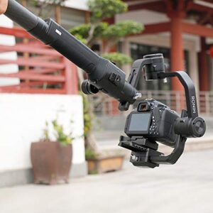 DH10 Upgrade Gimbal Extension Pole Carbon Fiber Bar Lightweight but Strong 1/4" Universal Rod Compatible with DJI Ronin S, Ronin SC, OSMO Mobile 3, OM 4, ZHIYUN Crane 2 V2 Stabilizer DSLR Camera