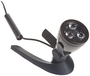 aquascape 84059 4.5-watt led color changing pond and garden spotlight, black