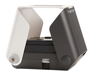 kiipix portable portable printer & photo scanner compatible with fujifilm instax mini film, black