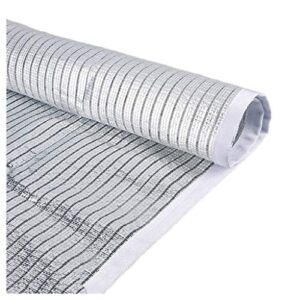 reflective aluminet shade cloth white sunblock shade net 90% of uv resistant, premium garden shade mesh tarp top shade netting panel flowers plants protection car roof cover