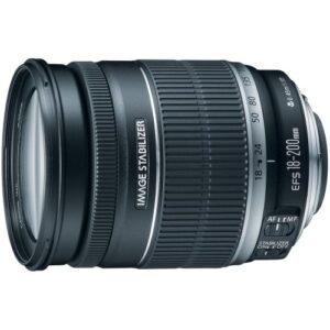 canon ef-s 18-200mm f/3.5-5.6 is standard zoom lens for canon dslr cameras