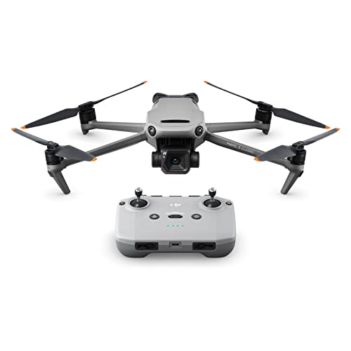 DJI Mavic 3 Classic, Drone with 4/3 CMOS Hasselblad Camera for Professionals, 5.1K HD Video, 46 Mins Flight Time, Omnidirectional Obstacle Sensing, 15km Transmission Range, Smart Return to Home