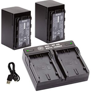 bm premium 2 vw-vbd58 batteries and dual bay charger for panasonic ag-vbr59, bgh1, hc-x1, hc-x1500, hc-x2000, ag-cx10, ag-cx350, ag-ux180, ag-ac30, ag-ux90, ag-dvx200, hc-mdh3e, aj-px270, aj-px230