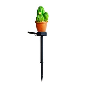 MOHALIKO Solar Lights Outdoor Garden, Simulation Pineapple Cactus Outdoor Garden Lawn LED Solar Lamp Landscape Light for Lawn, Walkway, Patio, Yard 3-Head Cactus