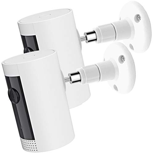 Gresur Wall Mount for Ring Indoor Cam and Ring Stick Up Cam, 360 Degree Adjustable Mount Bracket for Ring Camera Outdoor Indoor Security Camera System(2 Pack)…