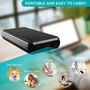 NAZARR Hidden Spy Camera Power Bank with 120° Viewing Angle, Portable Nanny Cam Secret Security Cameras, Camaras Espias Ocultas HD 2K(2560×1440),64GB,10000mA,Night Vision, Motion Activated(No WiFi) 