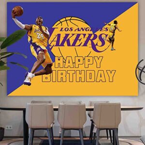 MengGeGe Legend Backdrops Basketball Theme Birthday Party Decor Banner Basketball Game Theme Party Supplies Sign Photography Backgrounds Wallpaper Room Decoration Photo Props 5X3Ft