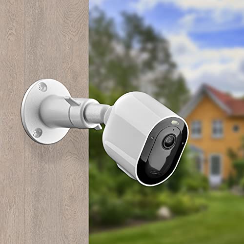 Security Camera Universal Mounting Bracket,Adjustable Indoor/Outdoor Security Wall Metal Bracket, Compatible with Arlo Pro/Pro 2/Pro 3/Pro 4/Ultra/Ultra 2, & with Ring Stick Up Cam Battery (2 Pack)