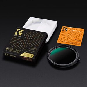 K&F Concept 82mm Variable Fader ND2-ND32 ND Filter and CPL Circular Polarizing Filter 2 in 1 for Camera Lens No X Spot Waterproof Scratch Resistant (Nano-X Series)