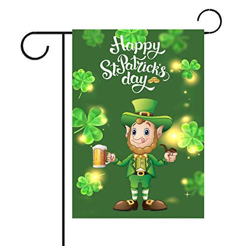 Tinuos St. Patrick's Day Garden Flag 12.5 x 18 Inches (Style one)