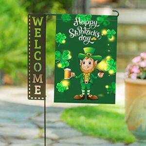 Tinuos St. Patrick's Day Garden Flag 12.5 x 18 Inches (Style one)