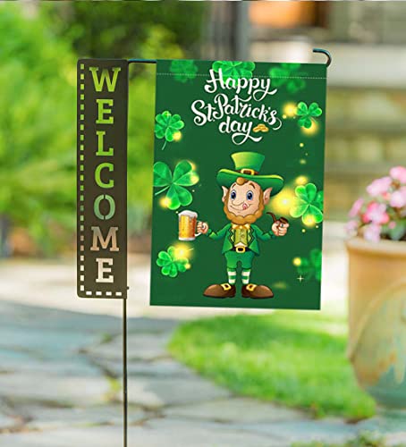 Tinuos St. Patrick's Day Garden Flag 12.5 x 18 Inches (Style one)