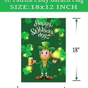 Tinuos St. Patrick's Day Garden Flag 12.5 x 18 Inches (Style one)