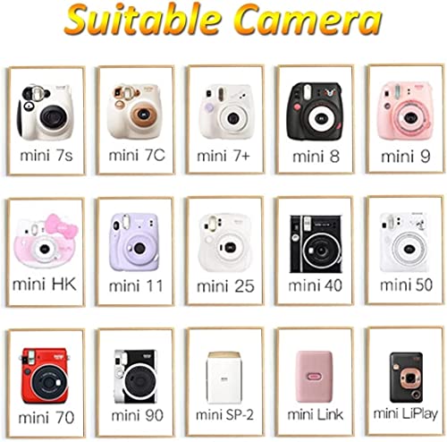 Boomph's Fujifilm Instax Mini Instant Film Kit: 60 Shoots Total, (10 Sheets x 6) - Capture Memories Anytime, Anywhere