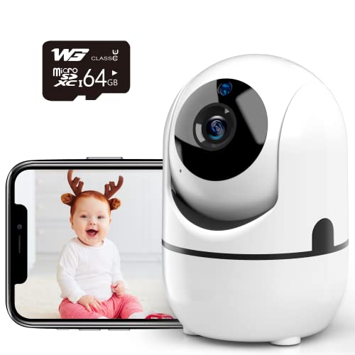 Security-Camera-for-Baby-Monitor-2K Wi-Fi Cameras-for-Home-Security, Pan/Tilt/Zoom Indoor Camera Wireless with Phone APP, 2-Way Audio, Motion Detection, Night Vision