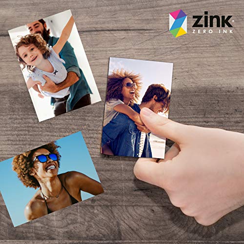 Zink 2"x3" Premium Instant Photo Paper (20 Pack) Compatible with Polaroid Snap, Snap Touch, Zip and Mint Cameras and Printers