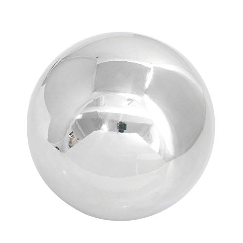 ZYAMY 4 Inch Stainless Steel Ball Sphere Mirror Hollow Ball Home Garden Decoration Supplies