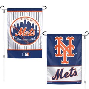 wincraft mlb new york mets garden flag, 11″x15″, team color