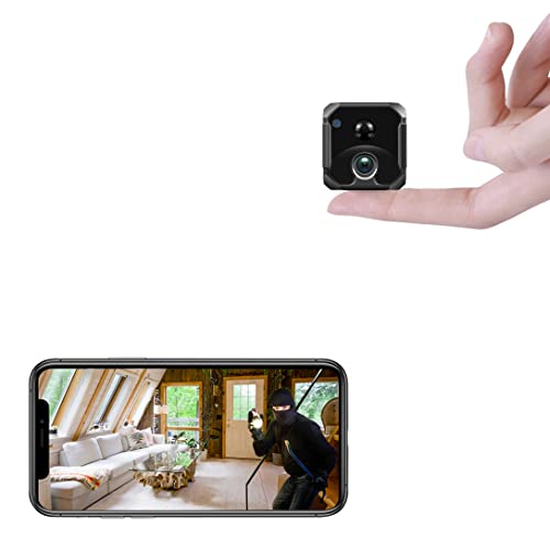 AREBI Mini Spy Camera Wireless Hidden 150 Days Standby 4K Small WiFi PIR Camera for Home Security Indoor Battery Cam with Night Vision Motion Detection