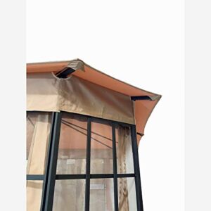 Garden Winds Replacement Canopy Top Cover for Verado Gazebo - RipLock 350