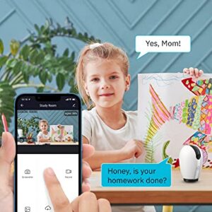 LaView Indoor Security Camera, Baby Monitor with Sound/Motion Detection and Night Vision,WiFi Camera Home Pet Dog Surveillance Camera with App,Two-Way Audio,360-degree IP Camera Work with Alexa