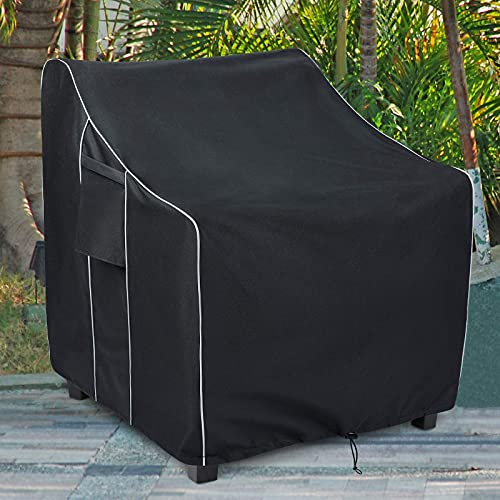 FORSPARK Outdoor Chair Covers Waterproof Clearance, Lawn Patio Furniture Chair Covers, Fits up to 29 x 30 x 36 inches (W x D x H) 2 Pack