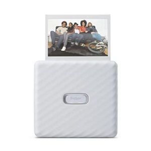 Fujifilm Instax Link Wide Printer + Fuji Wide Twin Pack Instant Film + Cloth (Ash White)