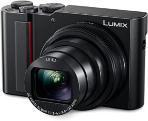 panasonic lumix zs200d 4k digital camera, 20.1mp 1-inch sensor, 15x leica dc vario-elmar lens, f3.3-6.4 aperture, wifi, hybrid o.i.s. stabilization, 3-inch lcd, dc-zs200dk (black)