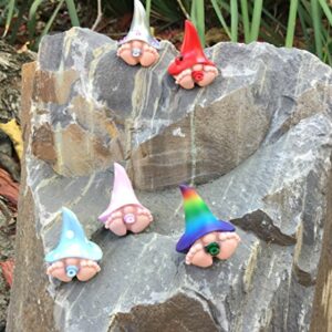 GlitZGlam Miniature Baby Gnomes 7 Pack Collection – The Adorable Baby Gnomes for The Fairy Garden That Garden Fairies Love