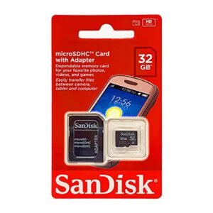 sandisk 32gb microsdhc memory card