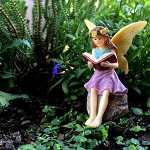 PRETMANNS Fairies for Garden - Fairy Garden Accessories with Garden Fairy Figurines, Fairy Garden Kit with Girl & Boy Fairies for a Fairy Garden - 3 Piece Fairy Set