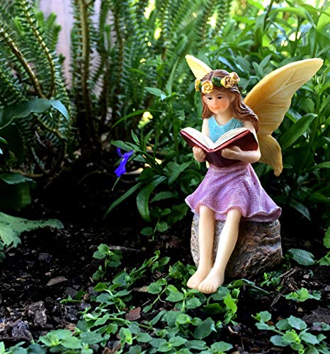 PRETMANNS Fairies for Garden - Fairy Garden Accessories with Garden Fairy Figurines, Fairy Garden Kit with Girl & Boy Fairies for a Fairy Garden - 3 Piece Fairy Set