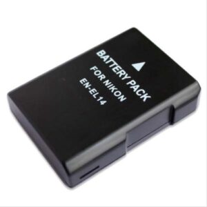 BM Premium EN-EL14A Battery for Nikon D3100, D3200, D3300, D3400, D3500, D5100, D5200, D5300, D5500, D5600, DF, Coolpix P7000, P7100, P7700 Digital SLR Cameras