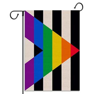 ally pride garden flag lgbt rainbow lgbtq alliance gay pride support vertical double sized yard outdoor decoration