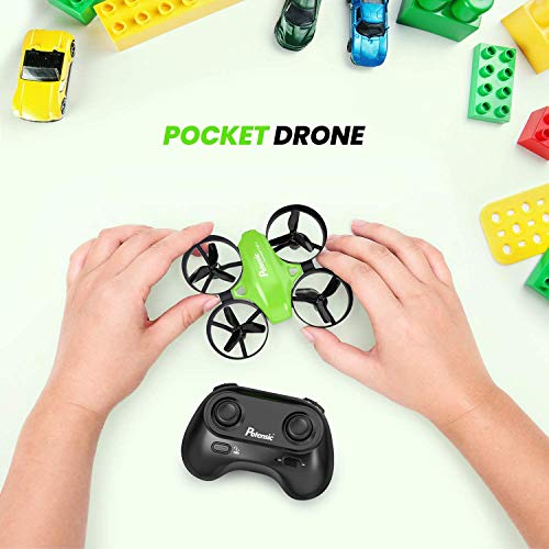 Potensic Upgraded A20 Mini Drone Easy to Fly Even to Kids and Beginners, RC Helicopter Quadcopter with Auto Hovering, Headless Mode, 3 Batteries and Remote Control, Gift Choice for Boys and Girls