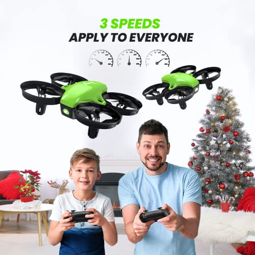 Potensic Upgraded A20 Mini Drone Easy to Fly Even to Kids and Beginners, RC Helicopter Quadcopter with Auto Hovering, Headless Mode, 3 Batteries and Remote Control, Gift Choice for Boys and Girls