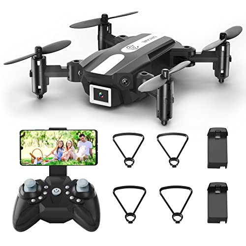 FERIETELF T25 Mini Drone with Camera - 1080P HD RC Drones for Kids 8-12 Fpv Drone for Adults Beginners, With One Key Take Off/Landing, Gravity Sensor, Gesture Control, 3D Flip, Voice Control