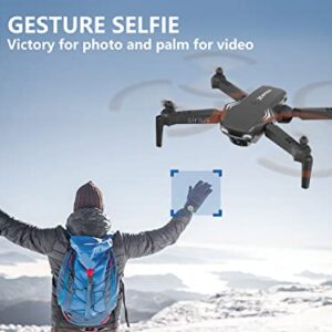 heygelo S90 Drones with Camera for Adults, 1080P HD Mini FPV Drone for Kids Beginners, Foldable RC Quadcopter Toys Gifts for Boys Girls with Altitude Hold, Gravity Control, 2 Batteries and Carry Case