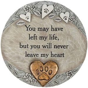 carson, “pet heart” serene garden stone