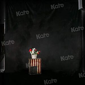 Kate 10ft×12ft Solid Black Backdrop Portrait Background for Photography Studio