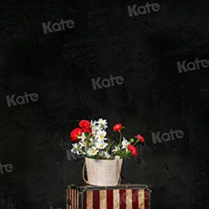 Kate 10ft×12ft Solid Black Backdrop Portrait Background for Photography Studio